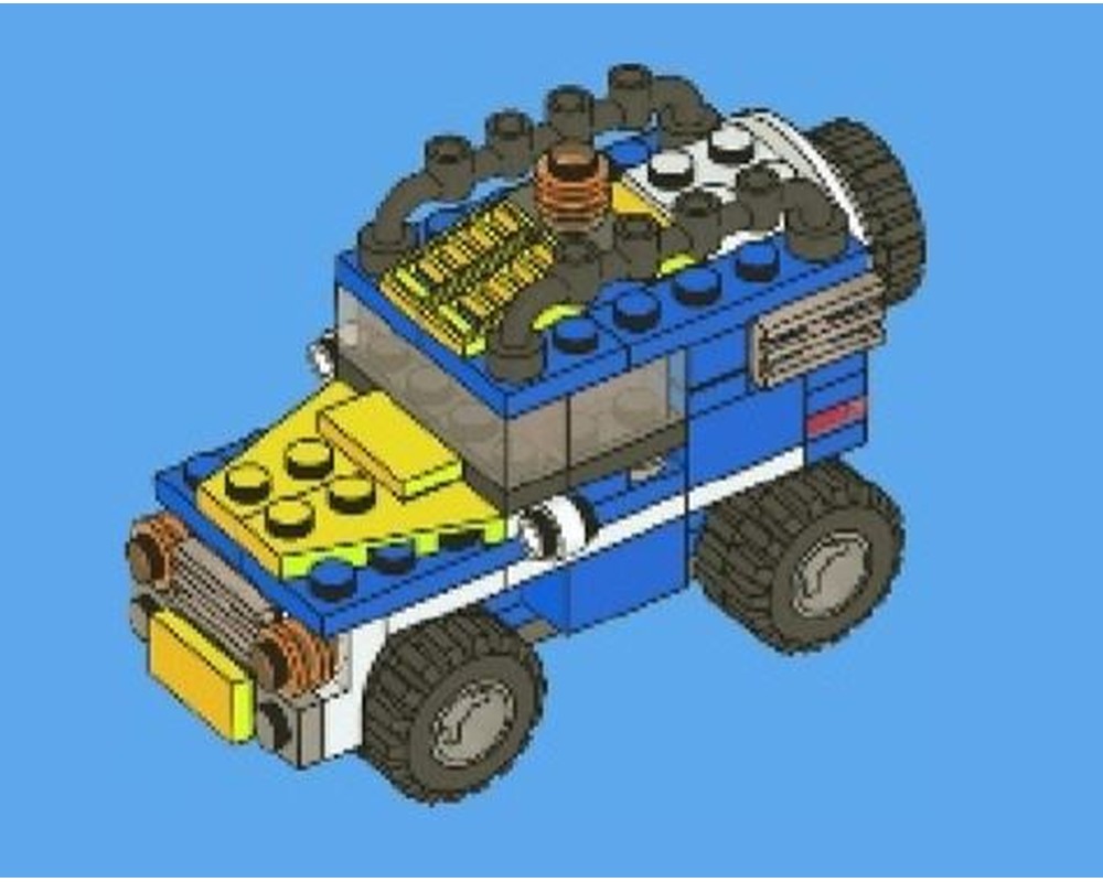 LEGO Set 5765-1-b1-s1 Rescue Truck only (2011 Creator > Creator 3-in-1 ...