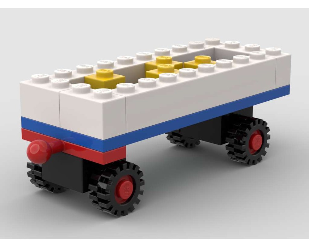 LEGO Set 577-1-s8 Farm Tractor Trailer (1981 Universal Building Set ...