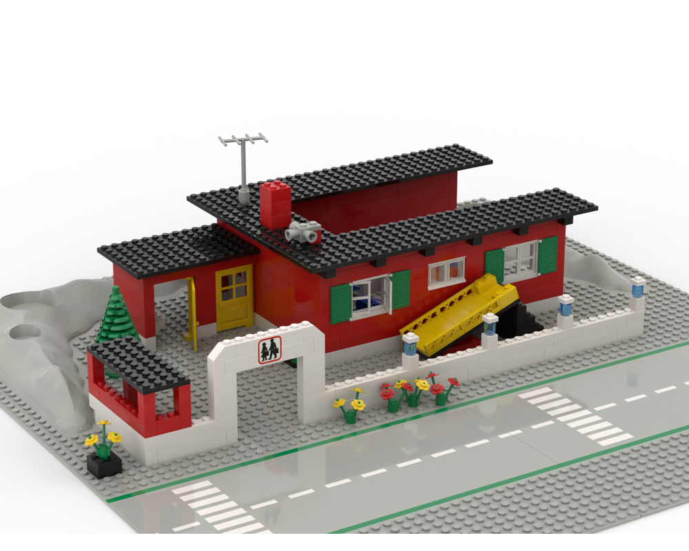 LEGO Set 6000-1-c100 School (1980 Books > Ideas Books) | Rebrickable - Build with LEGO