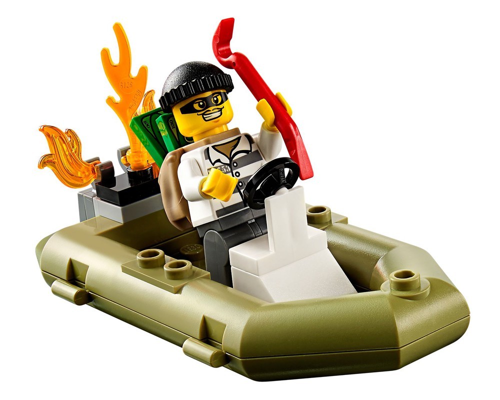 LEGO Set 60086-1-s4 Robber's Getaway Boat (2015 City) | Rebrickable ...