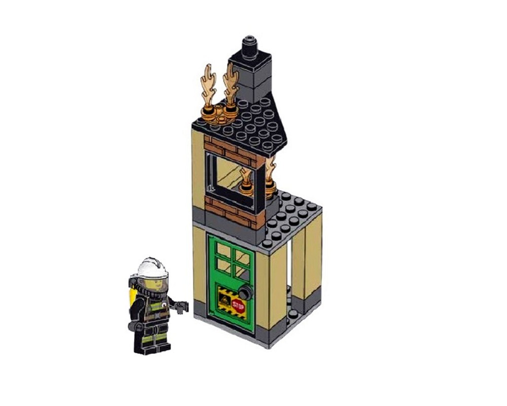 LEGO Set 60112-1-s3 House Fire (2016 City > Fire) | Rebrickable - Build ...