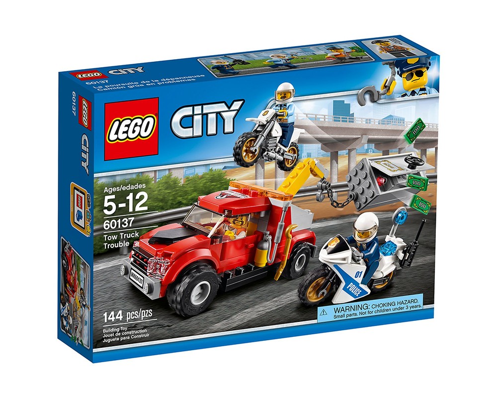 LEGO Set 60137-1 Tow Truck Trouble (2017 City > Police) | Rebrickable ...