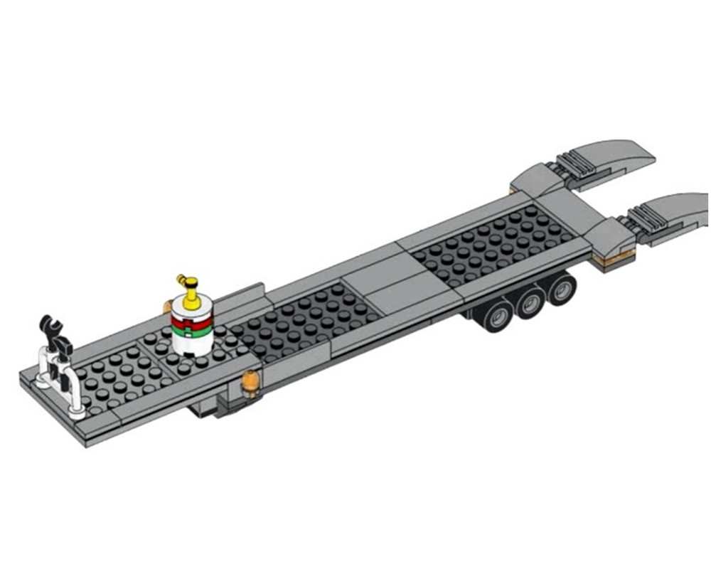 LEGO Set 60151-1-s2 Transporter Trailer (2017 City) | Rebrickable ...