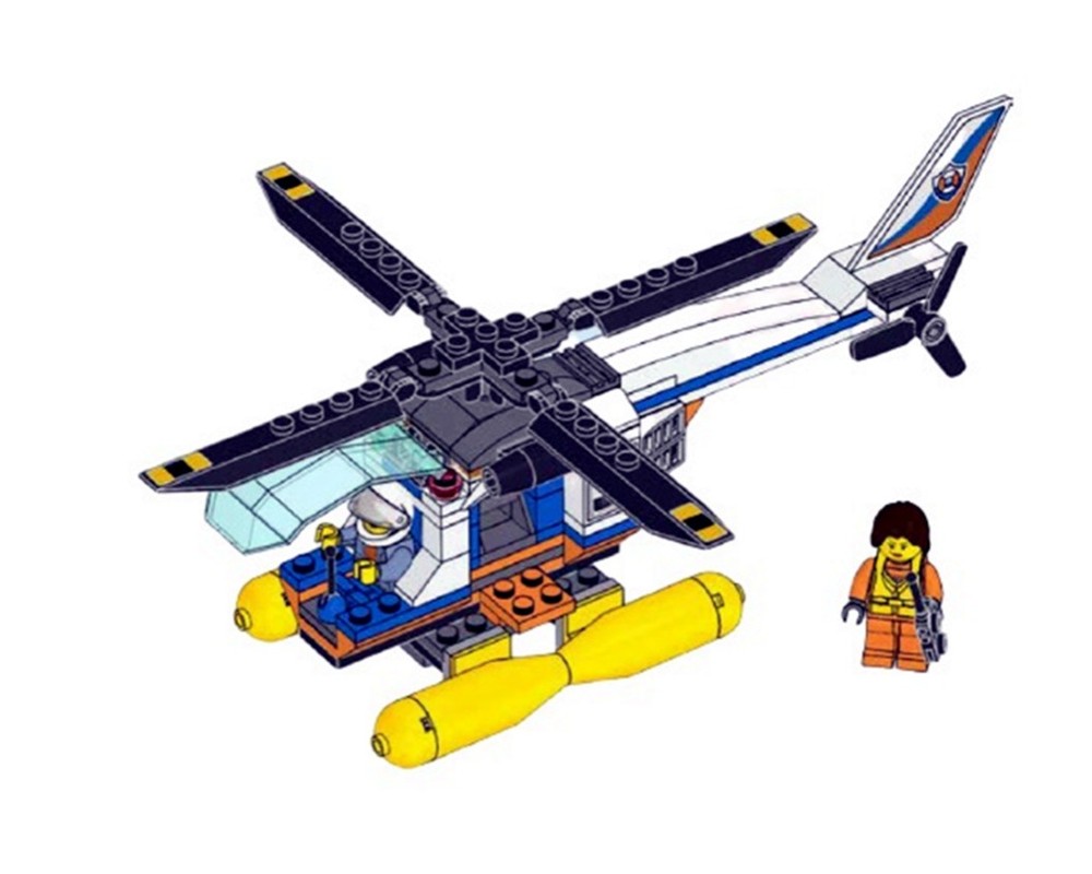 LEGO Set 60167-1-s4 Coast Guard Helicopter (2017 City > Coast Guard ...