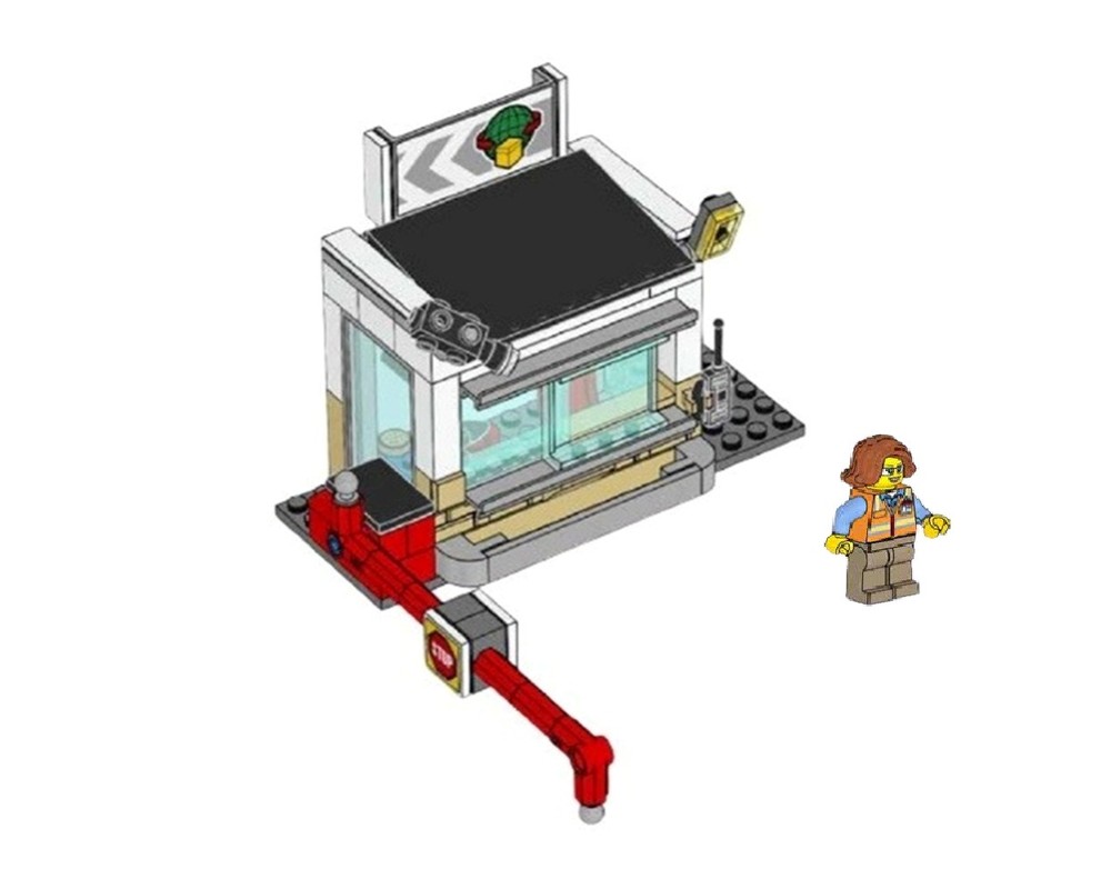 LEGO Set 60169-1-s5 Security Gate (2017 Town > City > Cargo ...