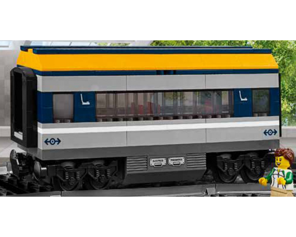 LEGO Set 60197-1-s4 Passenger Coach (2018 City > Trains) | Rebrickable ...