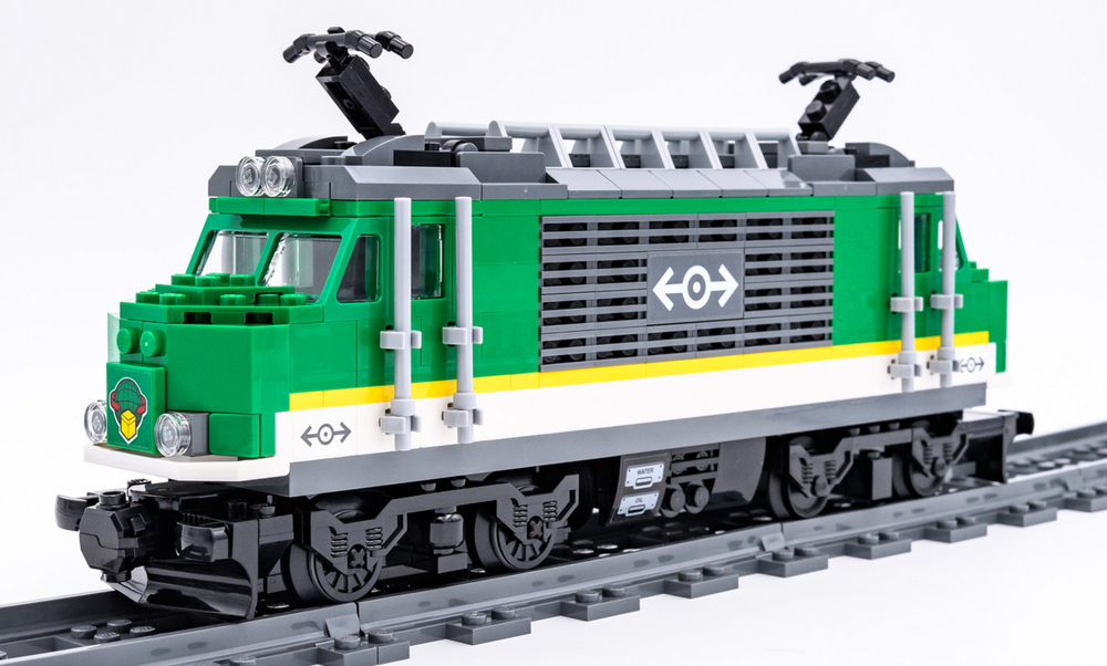 LEGO Set 60198-1-s1 Motorized locomotive (2018 Train) | Rebrickable ...