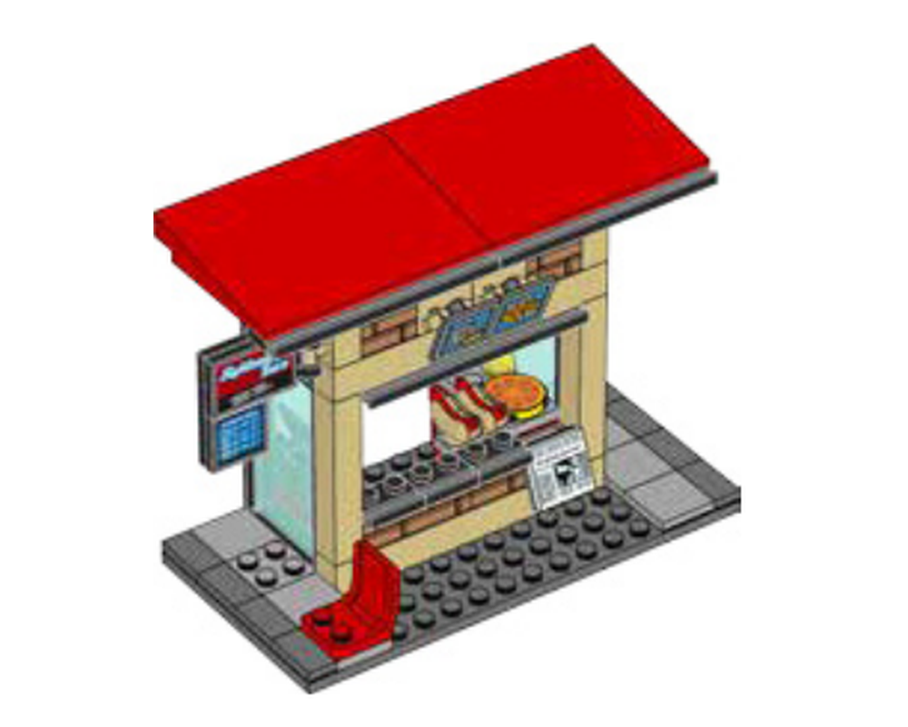 LEGO Set 60200-1-s8 Fast Food Kiosk (2018 City > Traffic) | Rebrickable ...