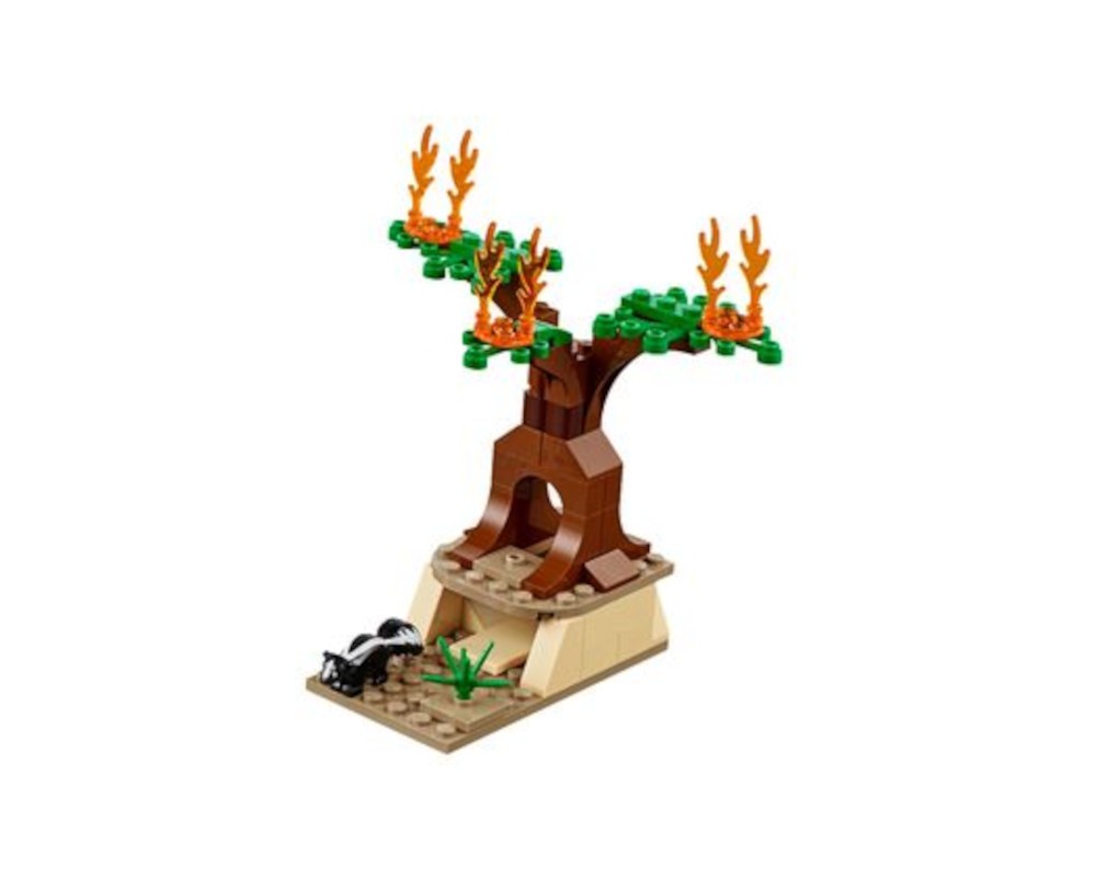 LEGO Set 60217-1-s4 Tree with Skunk Burrow on Fire (2019 City > Fire ...