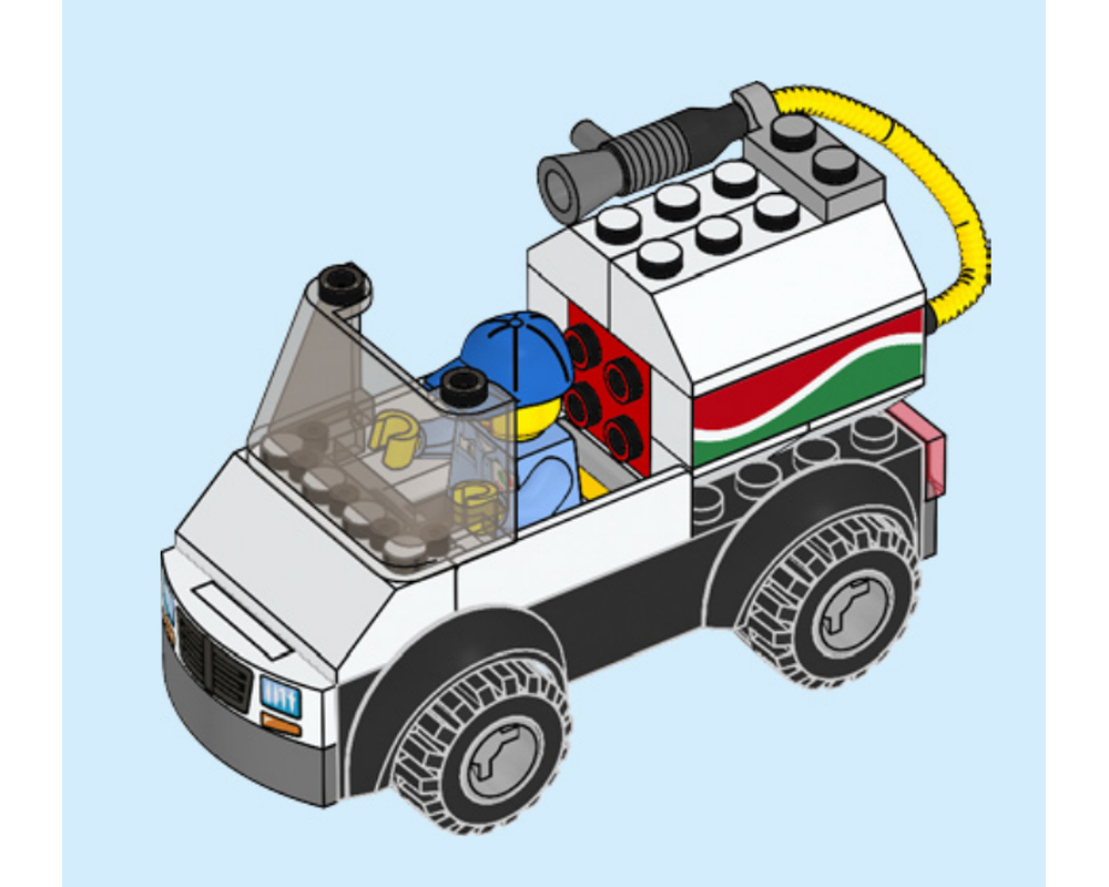 LEGO Set 60232-1-s4 Oil Tanker (2019 City) | Rebrickable - Build with LEGO