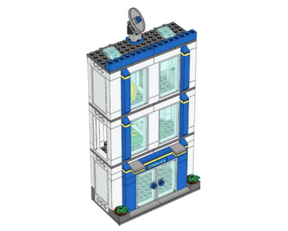 LEGO Set 60246-1-s8 Main Station Building (2020 City > Police ...