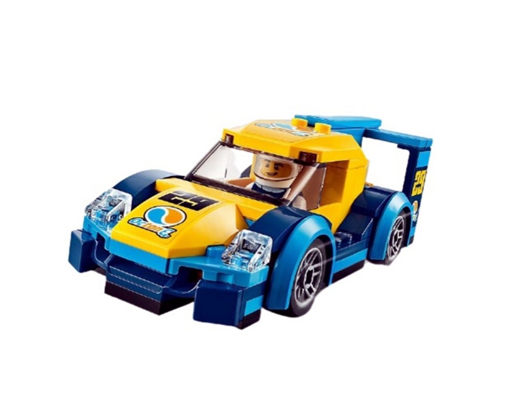 LEGO Set 60256-1-s1 Racing Cars - Blue & Yellow Racer (2020 City ...