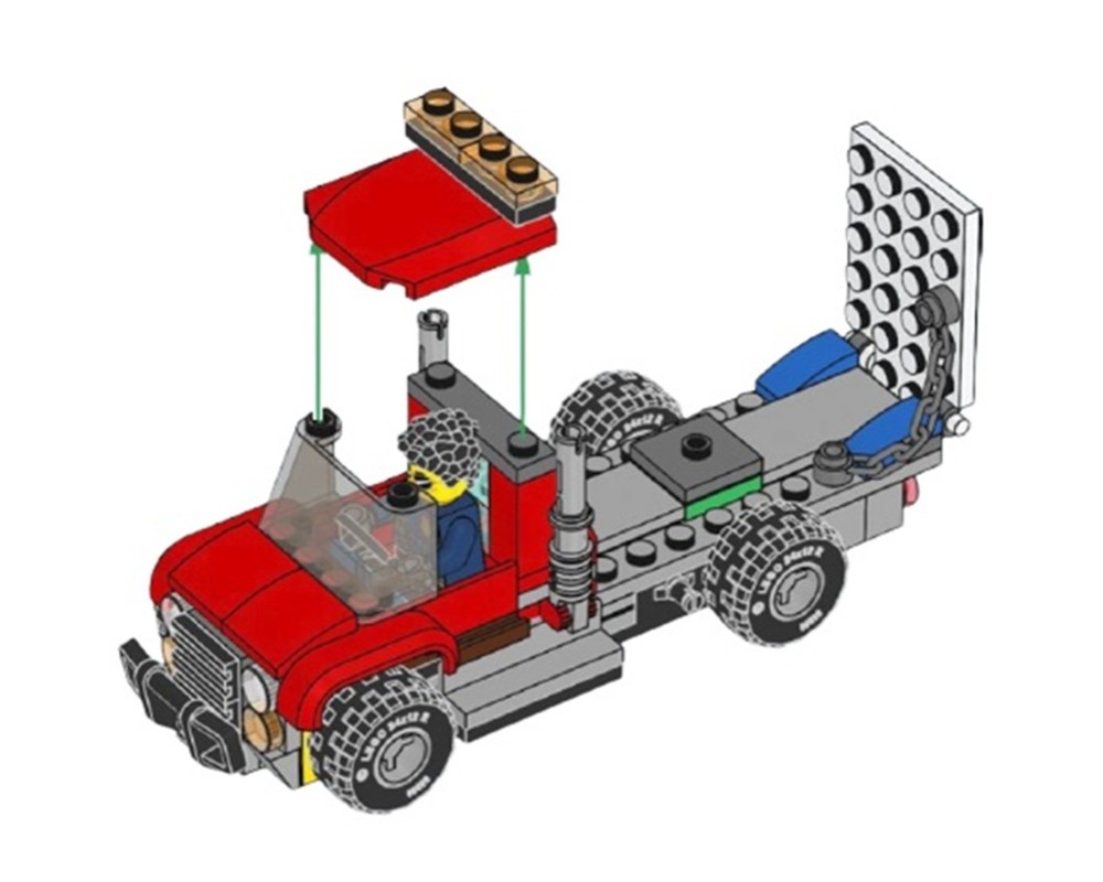 LEGO Set 60270-1-b1-s1 Police Motorcycle Transporter (2020 City ...