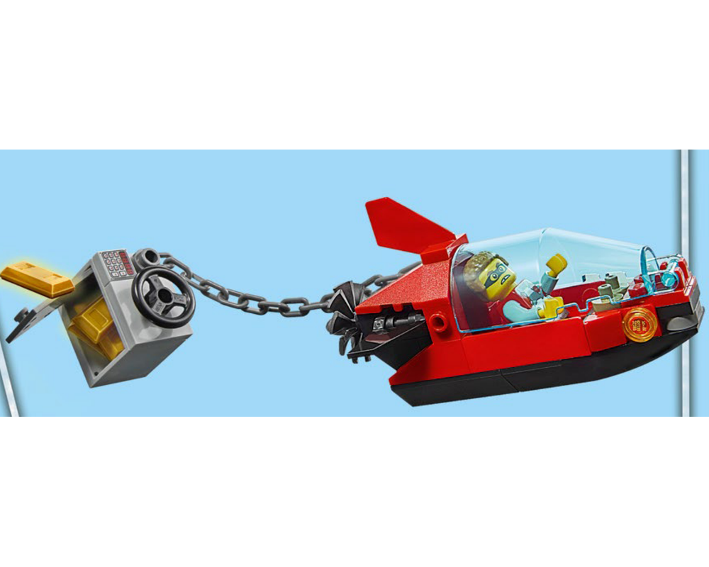 LEGO Set 60277-1-s2 Getaway Submarine (2021 City > Police ...