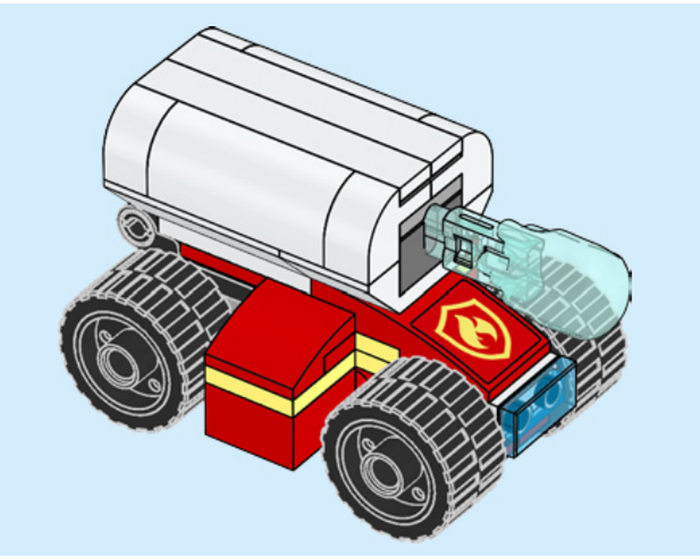 LEGO Set 60282-1-s3 Toastie The Firefighter Robot (2021 City > Fire ...