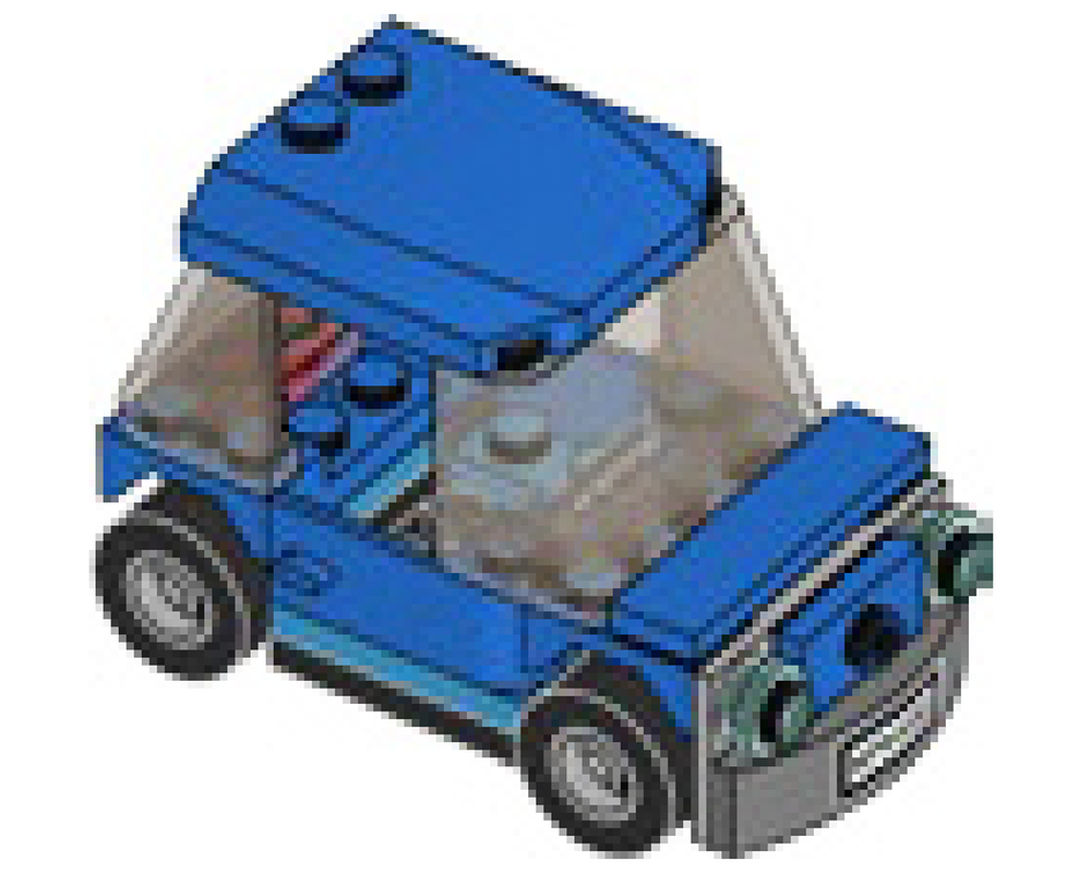 LEGO Set 60292-1-s4 Blue Car (2021 City) | Rebrickable - Build with LEGO