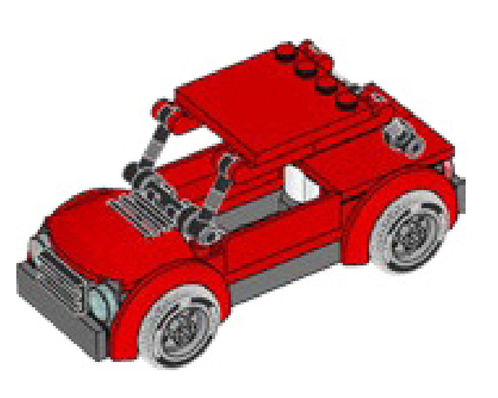 LEGO Set 60295-1-s4 Red Car (2021 City > Stuntz) | Rebrickable - Build ...