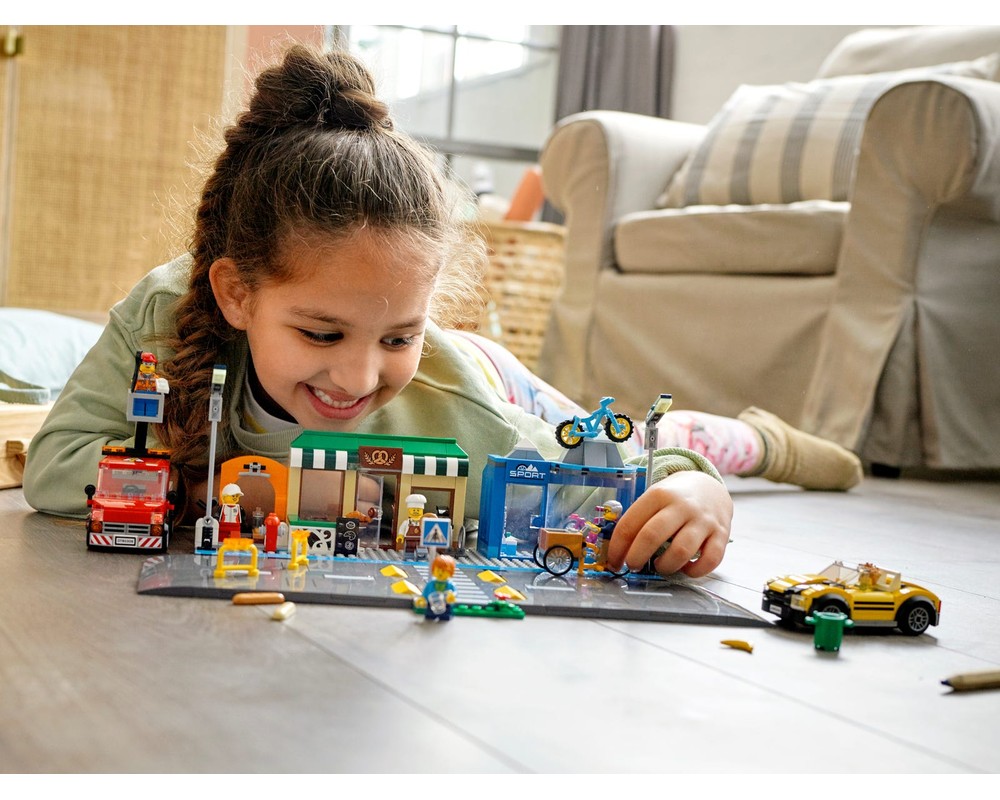 LEGO Set 60306-1 Shopping Street (2021 City) | Rebrickable - Build with ...