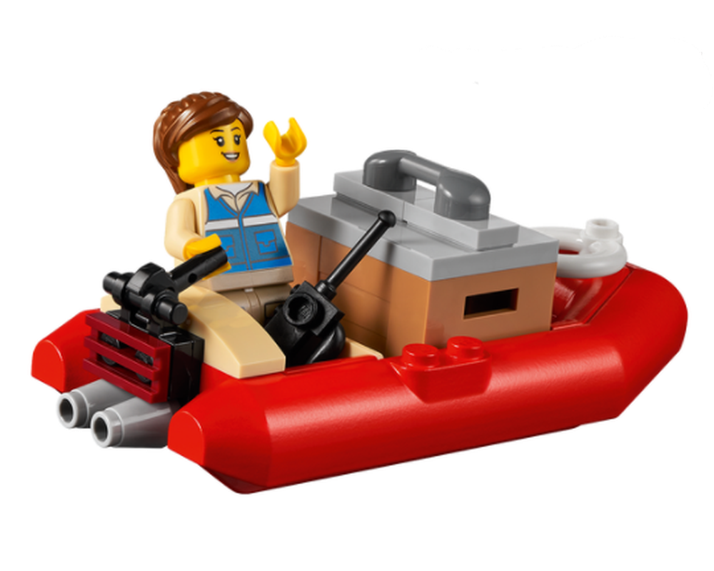 LEGO Set 60307-1-s3 Wildlife Rescue Boat (2021 City) | Rebrickable ...