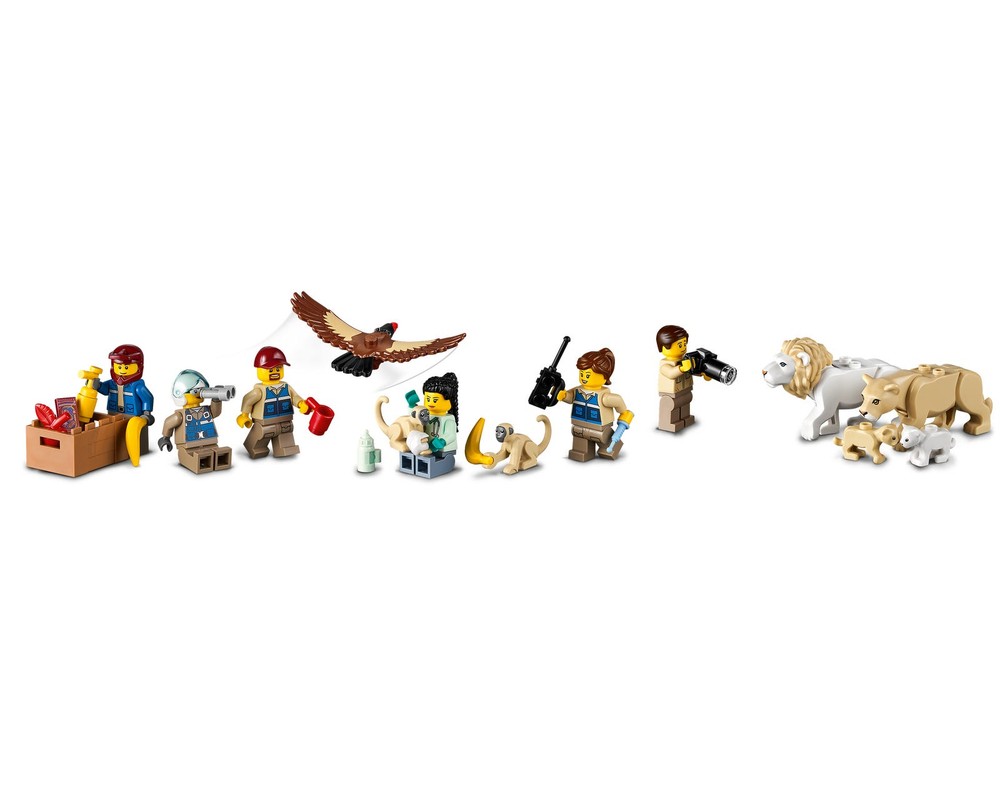 LEGO Set 60307-1 Wildlife Rescue Camp (2021 City) | Rebrickable - Build ...