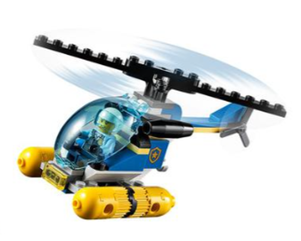 LEGO Set 60308-1-s4 Police Helicopter (2021 City > Harbor ...