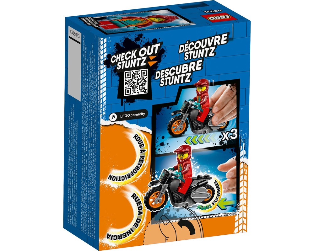 LEGO Set 60311-1 Fire Stunt Bike (2021 City > Stuntz) | Rebrickable ...