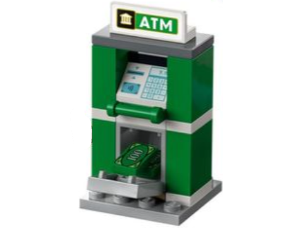 LEGO Set 60314-1-s2 ATM (2022 City > Police) | Rebrickable - Build with ...