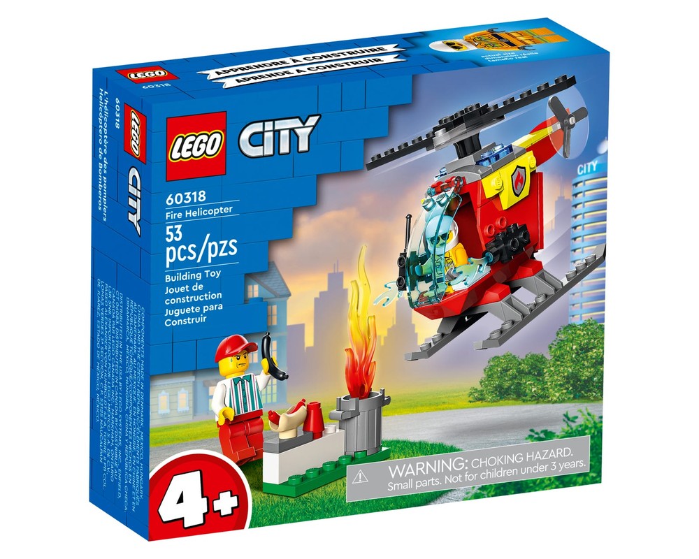 LEGO Set 60318-1 Fire Helicopter (2022 City > Fire) | Rebrickable ...