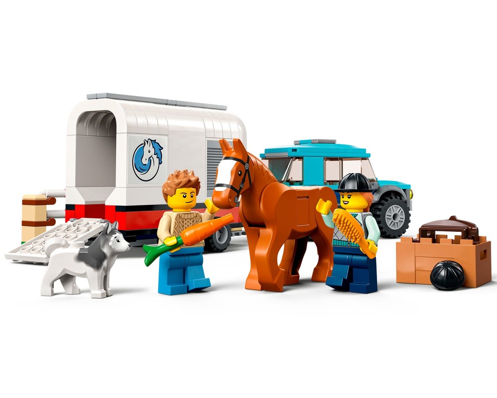 LEGO Set 60327-1 Horse Transporter (2022 City) | Rebrickable - Build ...
