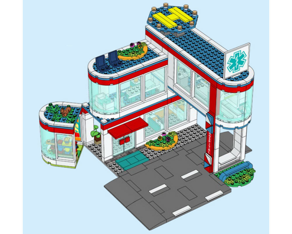 LEGO Set 60330-1-s3 Hospital (2022 City > Hospital) | Rebrickable ...