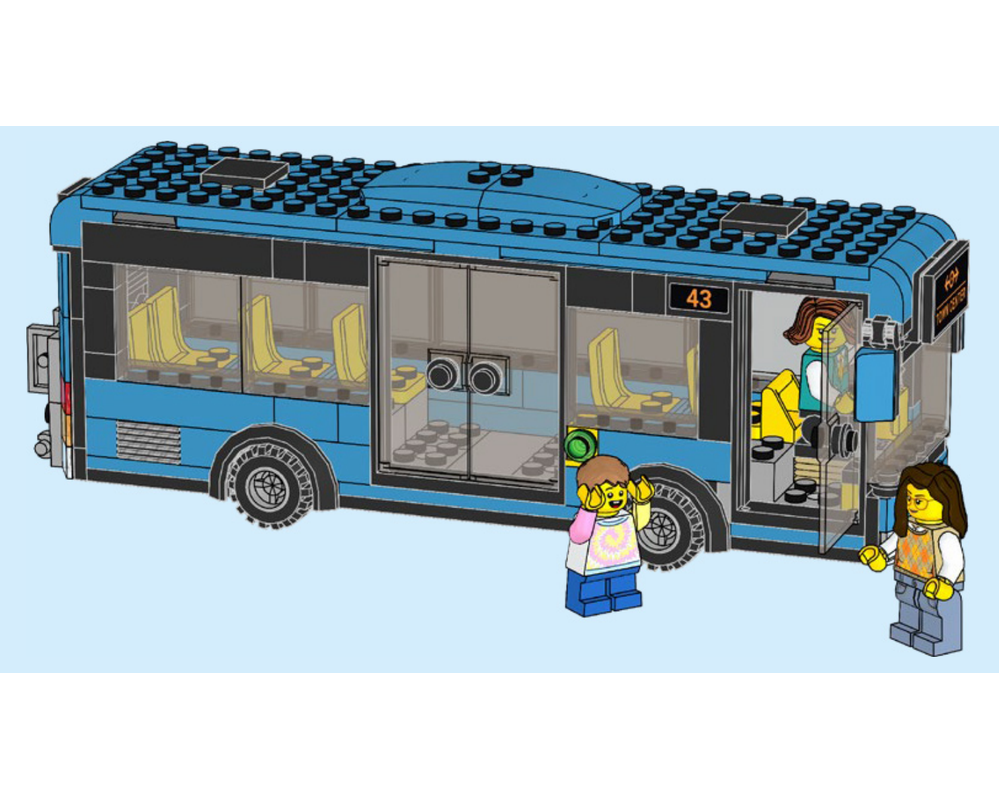 LEGO Set 60335-1-s2 Passenger Bus (2022 City > Trains) | Rebrickable ...