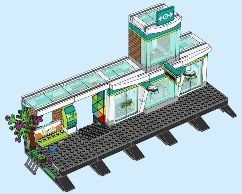 LEGO Set 60335-1-s3 Train Station (2022 City > Trains) | Rebrickable ...