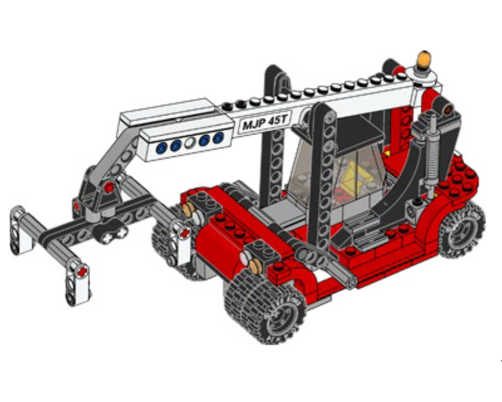 LEGO Set 60336-1-s10 Telehandler (2022 City > Trains) | Rebrickable ...