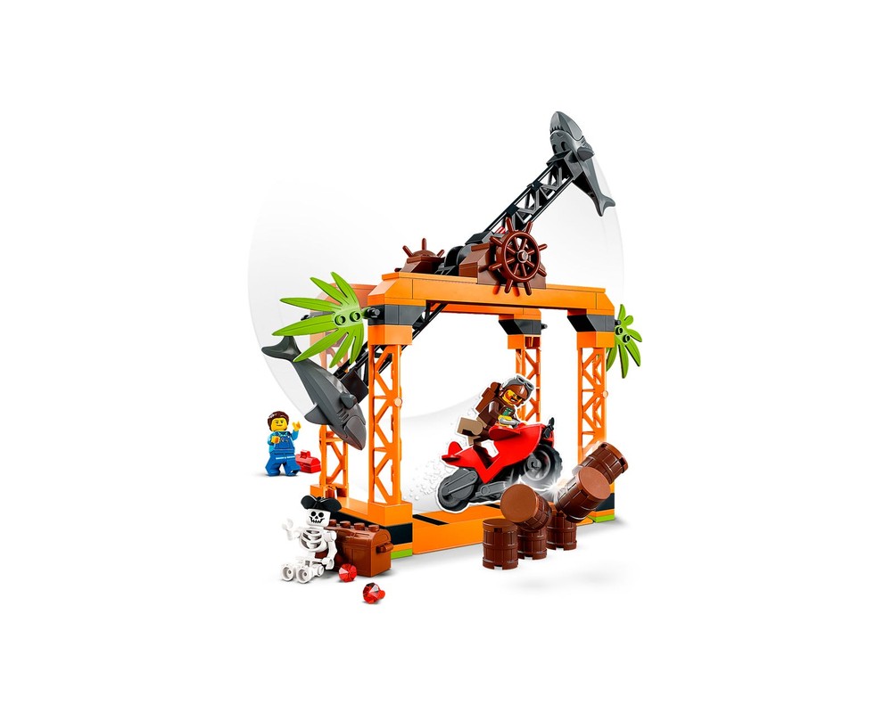LEGO Set 60342-1 The Shark Attack Stunt Challenge (2022 City > Stuntz ...