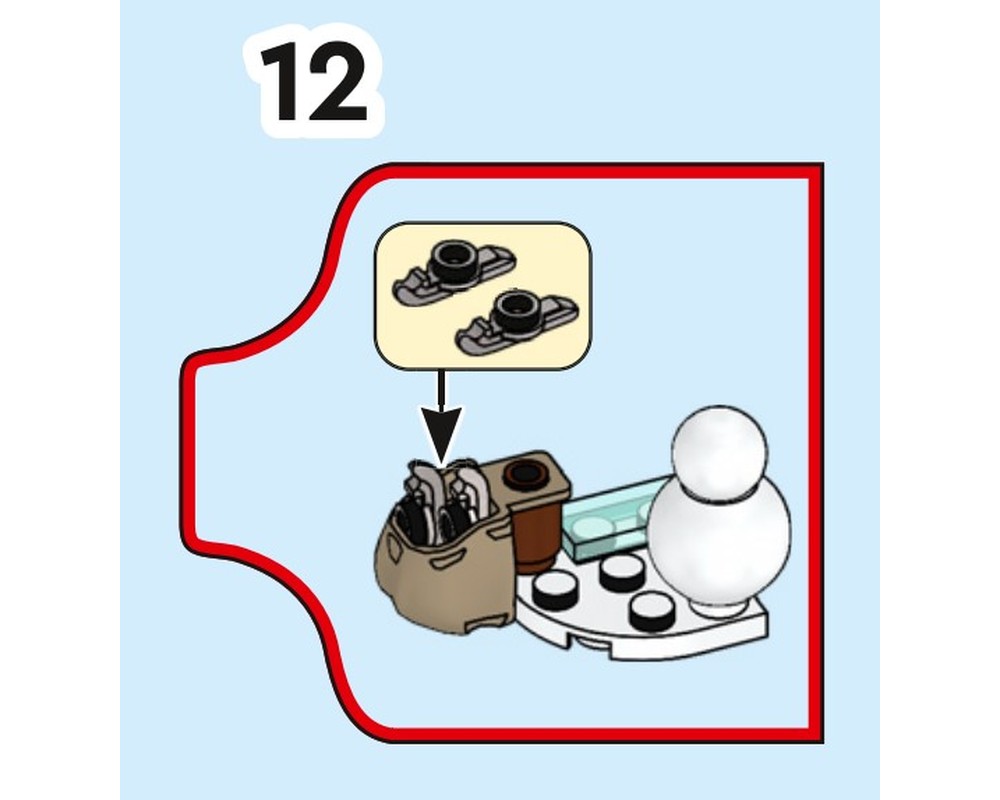 LEGO Set 60352-1-s12 2022 - Day 12: Ice Skates (2022 Seasonal > Advent ...