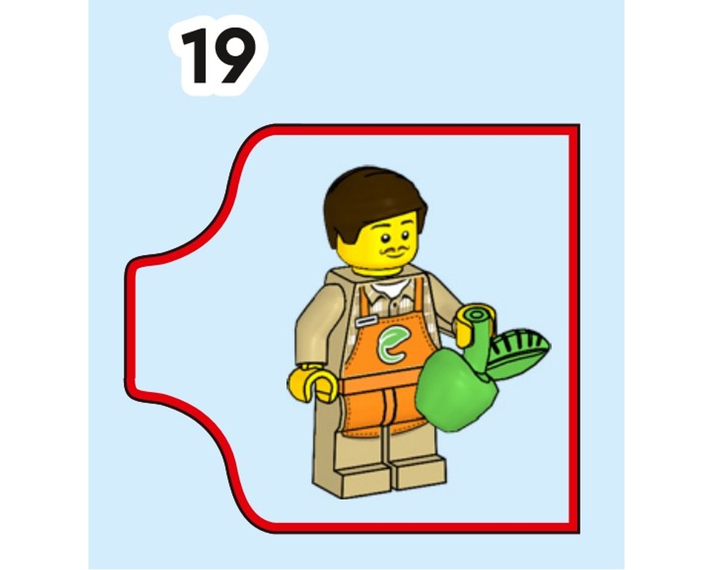 LEGO Set 60352-1-s19 2022 - Day 19: Mr Produce (2022 Seasonal > Advent > City) | Rebrickable ...