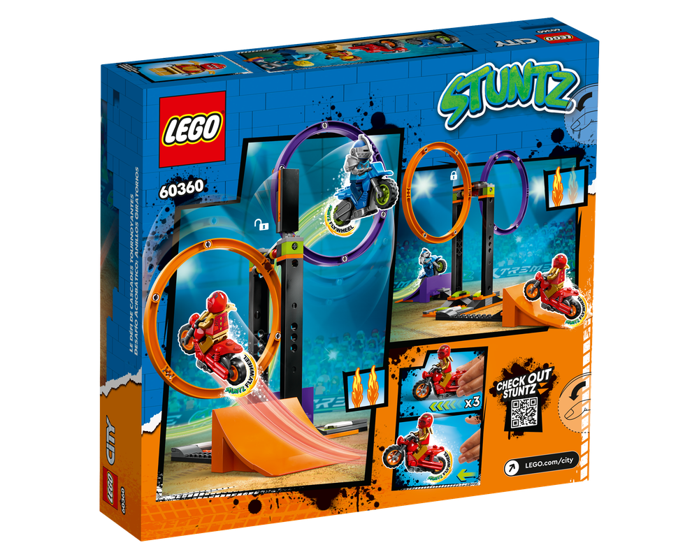 LEGO Set 60360-1 Spinning Stunt Challenge (2023 City > Stuntz ...