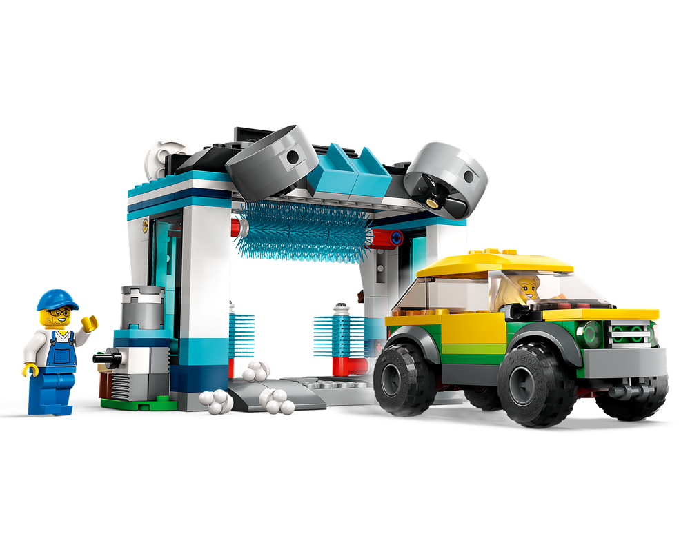 Lego Set 60362 1 Car Wash 2023 City Rebrickable Build With Lego