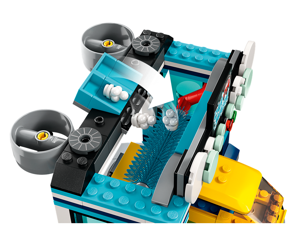 Lego Set 60362 1 Car Wash 2023 City Rebrickable Build With Lego