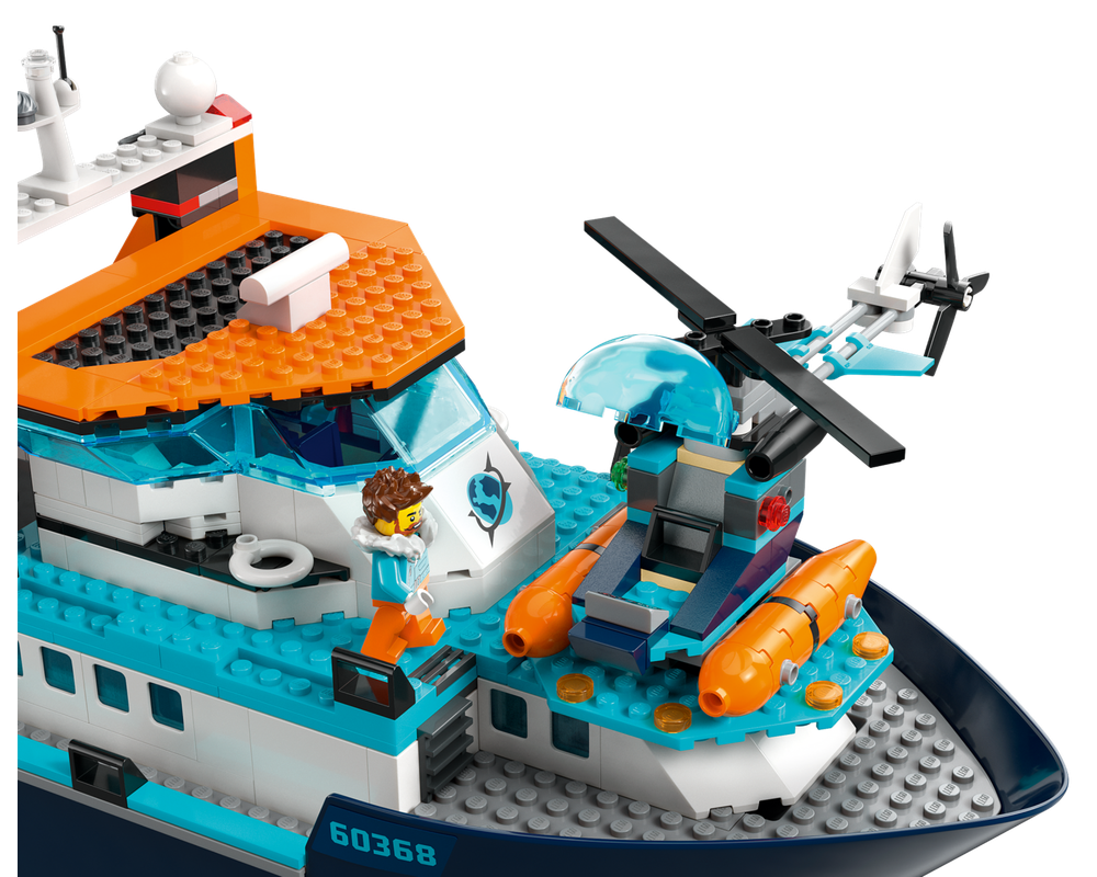 LEGO Set 60368-1 Arctic Explorer Ship (2023 City > Arctic ...