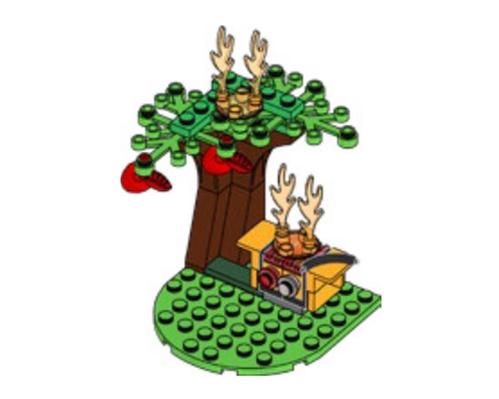 LEGO Set 60371-1-s5 Burning Tree (2023 City) | Rebrickable - Build with ...