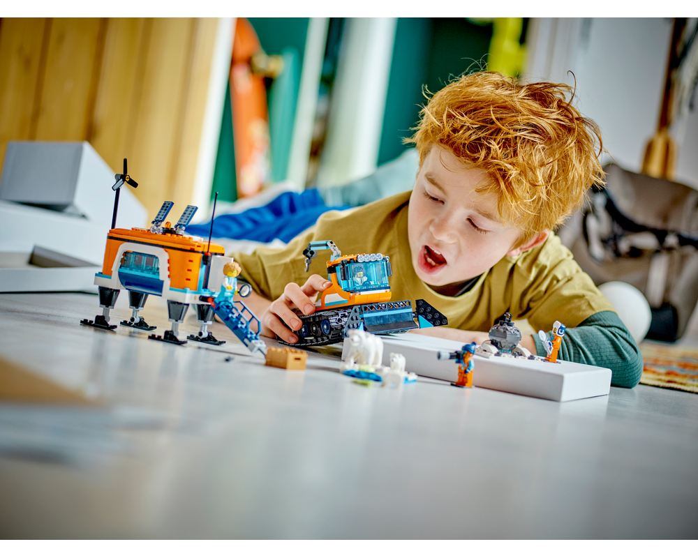 LEGO Set 60378-1 Arctic Explorer Truck and Mobile Lab (2023 City ...