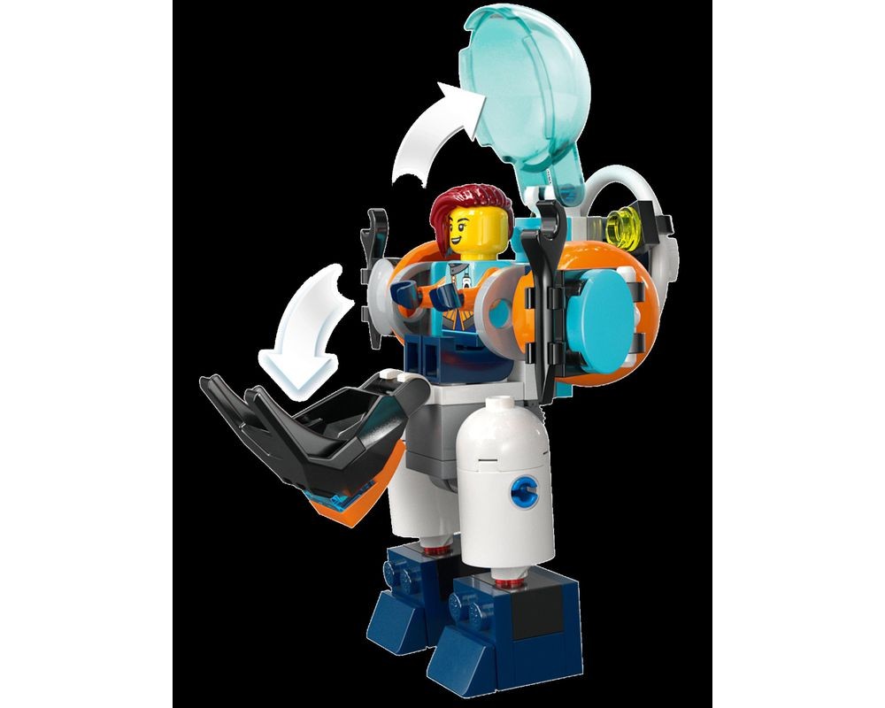 LEGO Set 60379-1-s1 Deep-Sea Mech (2023 City) | Rebrickable - Build ...