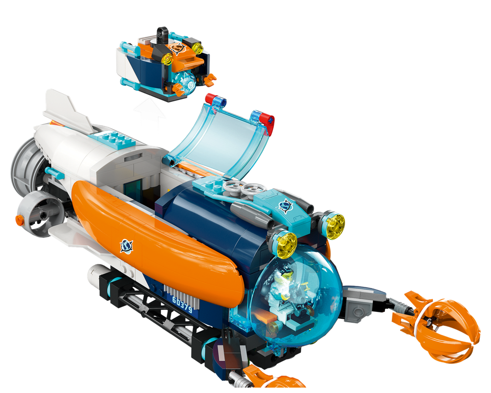 LEGO Set 60379-1 Deep-Sea Explorer Submarine (2023 City) | Rebrickable ...