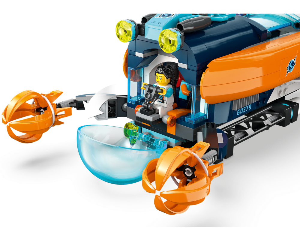 LEGO Set 60379-1 Deep-Sea Explorer Submarine (2023 City) | Rebrickable ...