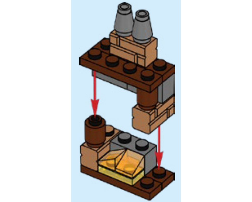 LEGO Set 60381-1-s10 2023 - Day 10: Fireplace (2023 Seasonal > Advent ...