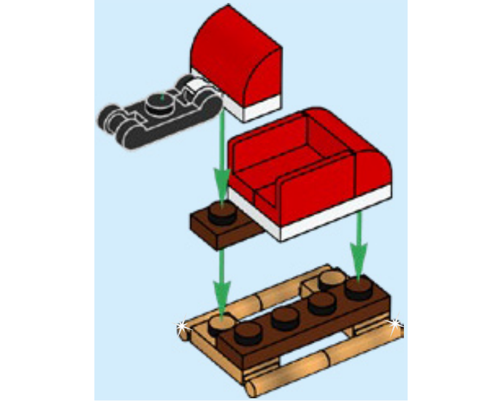 LEGO Set 60381-1-s23 Sleigh Trailer (2023 Seasonal > Advent > City ...