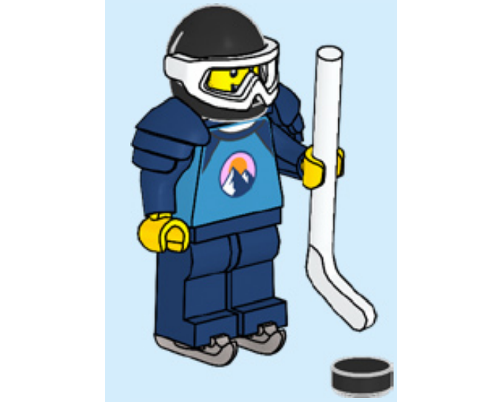 LEGO Set 60381-1-s4 2023 - Day 4: Hockey Player (2023 Seasonal > Advent ...