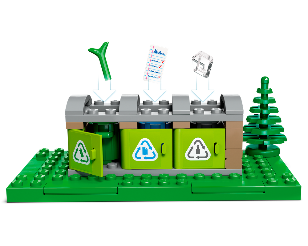 LEGO Set 60386-1 Recycling Truck (2023 City) | Rebrickable - Build with ...