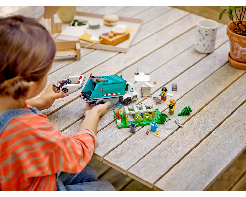 LEGO Set 60386-1 Recycling Truck (2023 City) | Rebrickable - Build with ...